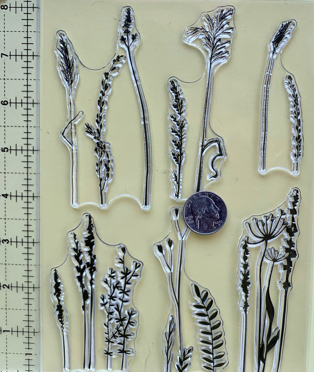 Wheat Grass Field Hay Clear Stamp Set - Planner, Journal, Craft ...