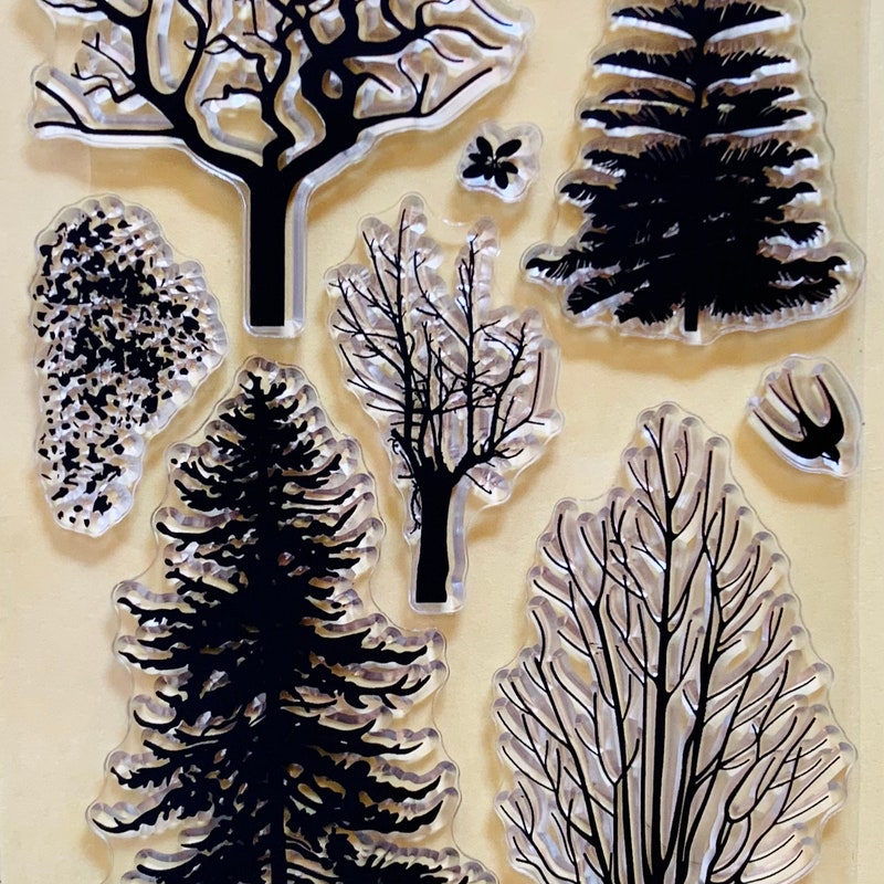 Pine Tree Stamp - Etsy