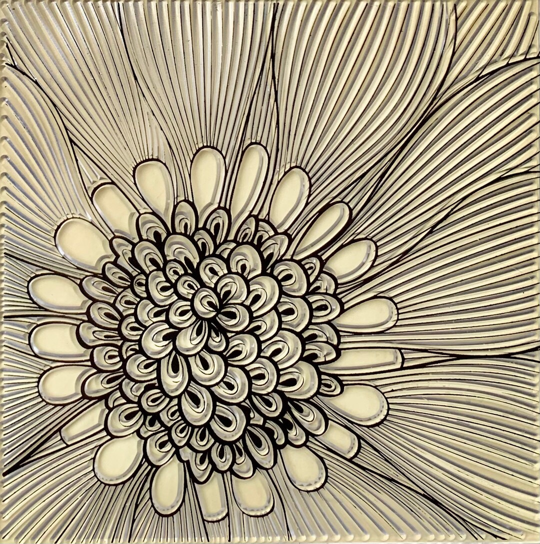 Large Flower Burst Clear Stamp Set Planner, Journal, Craft ...