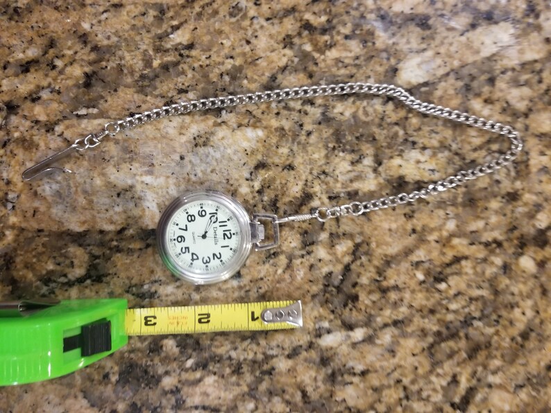 Vintage Details Quartz Pocket Watch With Chain - Etsy