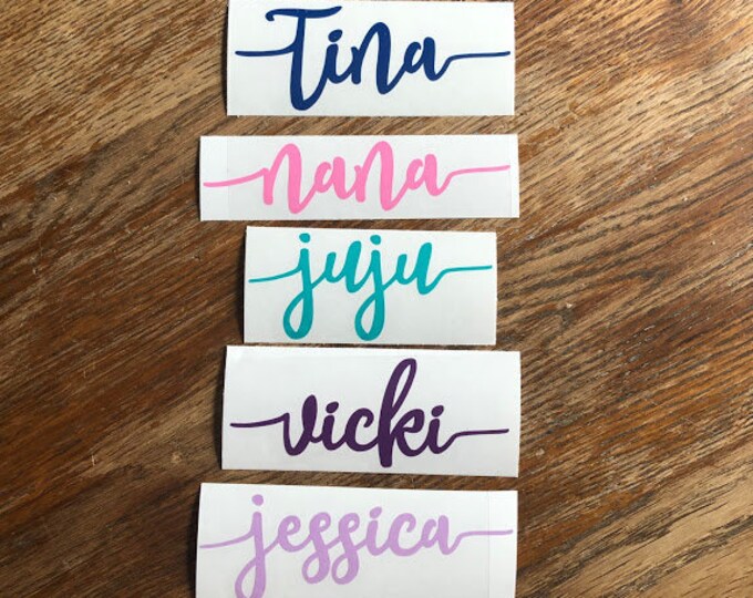 Catherine Name Decal Custom Name Personalized Name Decal - Etsy