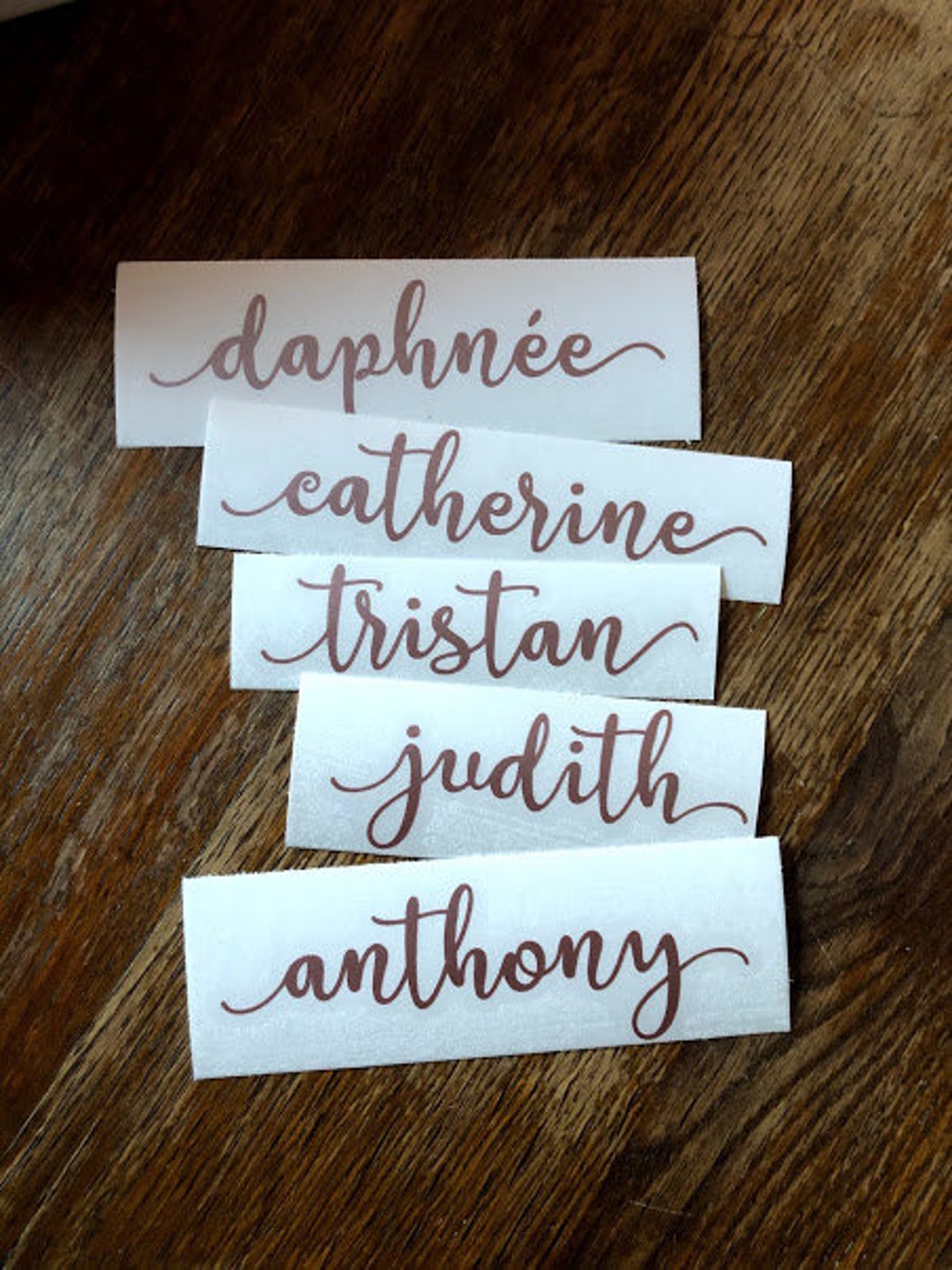 Catherine Name Decal, Custom Name, Personalized Name Decal, Calligraphy ...