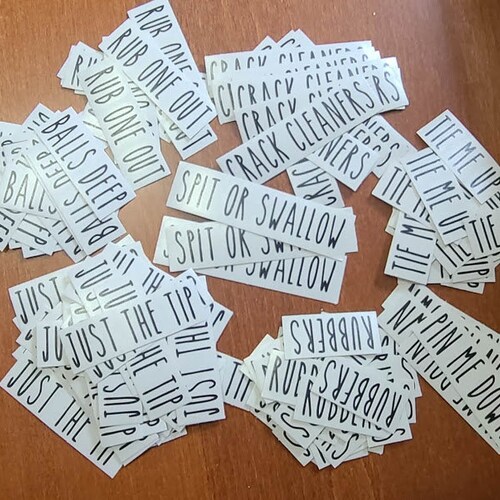 Balls Deep Bathroom DIY Funny Bathroom Décor Label Set - Etsy
