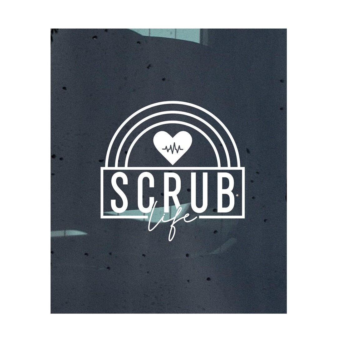 Scrub Life Car Decal – RN Nurse Vinyl Sticker - Etsy