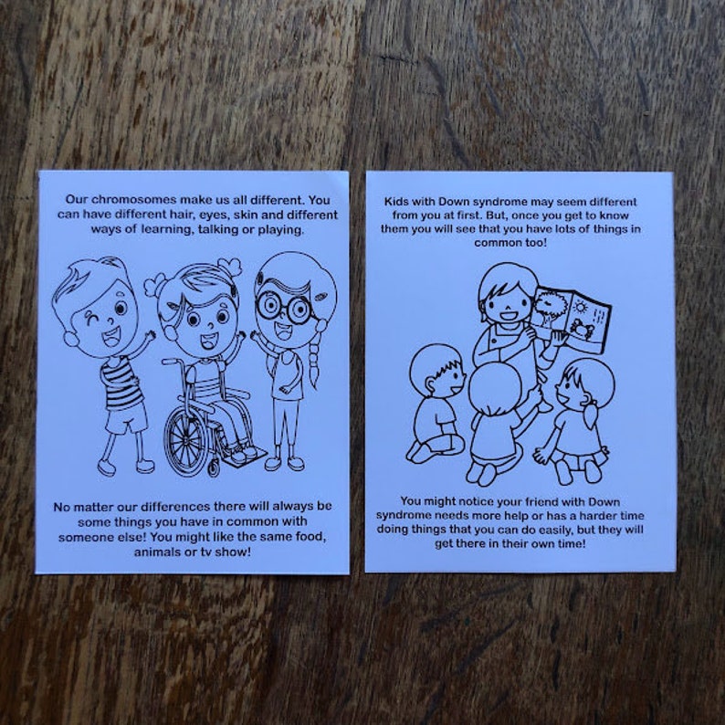 Digital Download SPANISH Down Syndrome Awareness Month Mini Coloring ...