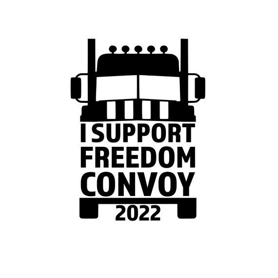 I Support Freedom Convoy 2022 Decal Stickers We the Fringe | Etsy