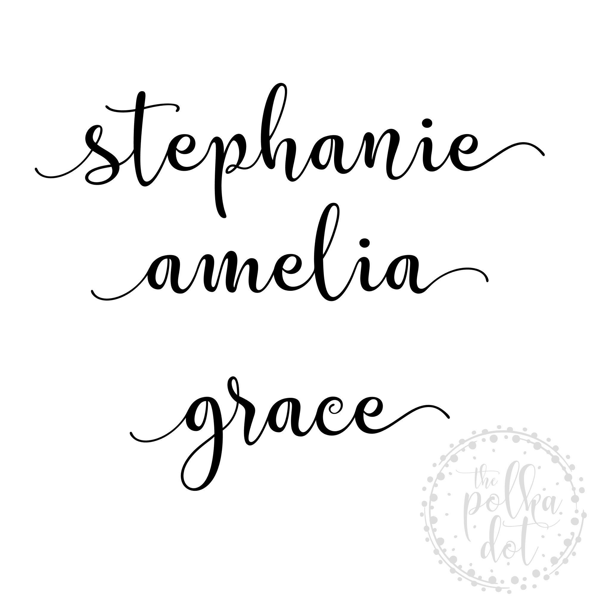 Catherine Name Decal Custom Name Personalized Name Decal - Etsy Canada