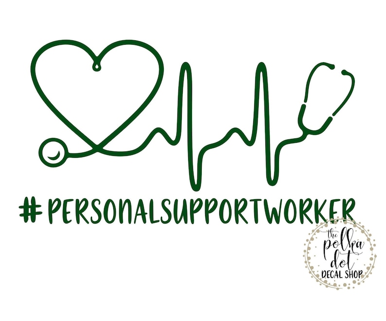 PSW personalsupportworker Decal Personal Support Worker - Etsy Canada