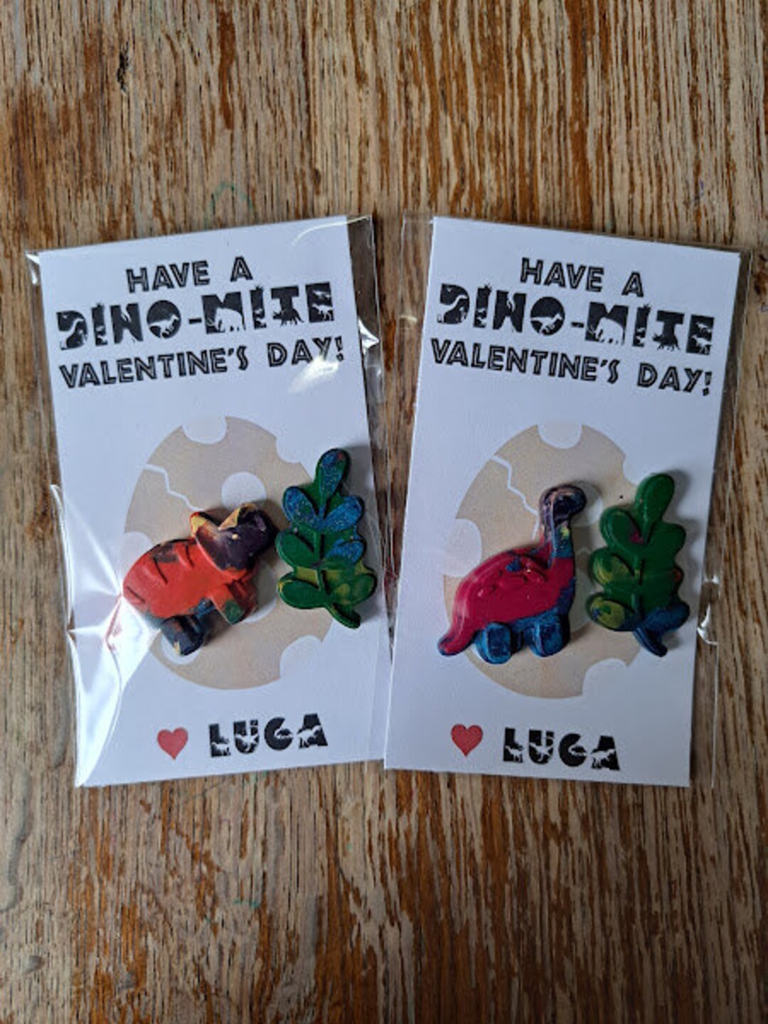 Dino Shaped Crayons, Valentines Classroom Gift, Dinosaur Coloring, You ...
