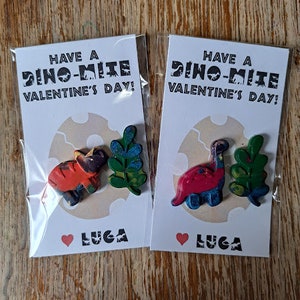 Dino Shaped Crayons, Valentines Classroom Gift, Dinosaur Coloring, You ...