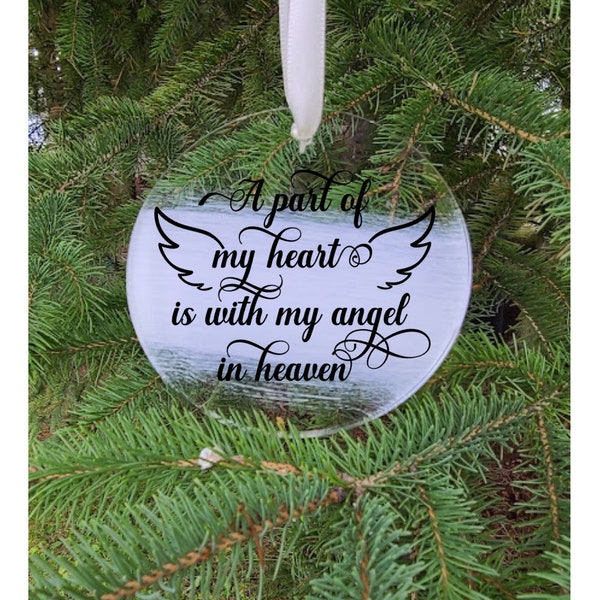 Part of My Heart is With My Angel in Heaven - Etsy