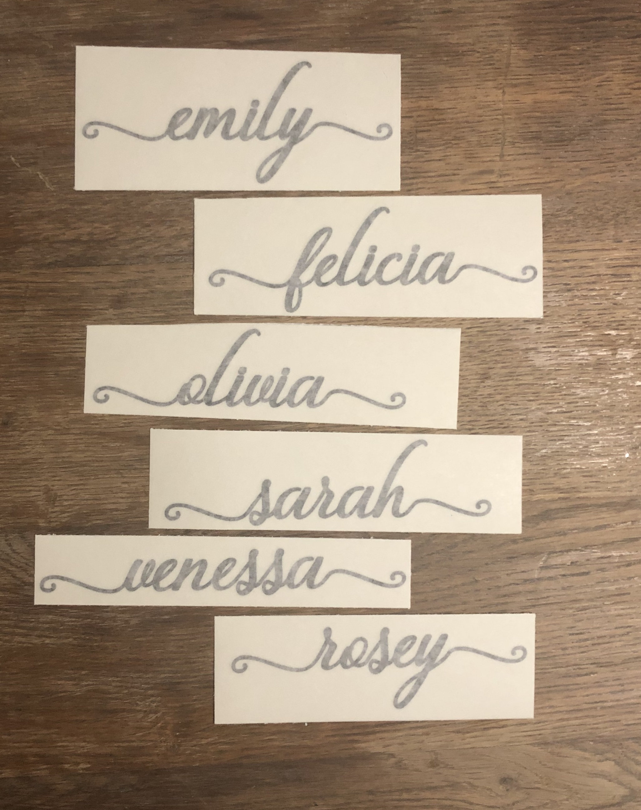 Allana 1 Name Decal Custom Name Personalized Name - Etsy
