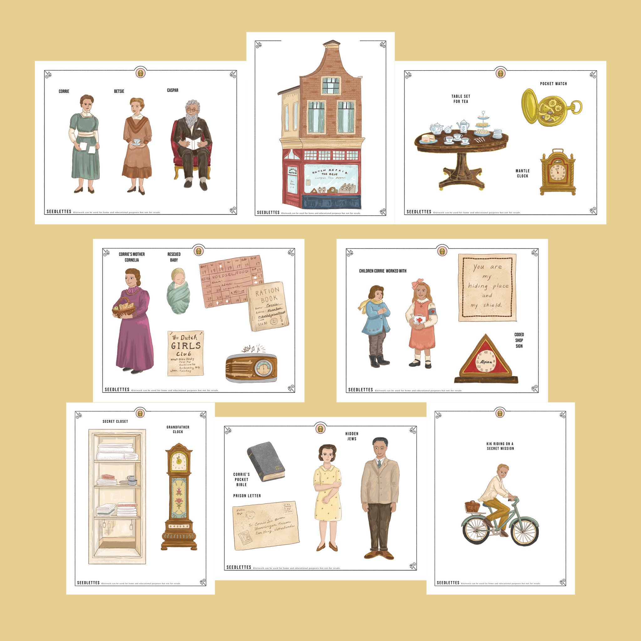 Corrie Ten Boom Paper Dolls Theater Printables - Etsy