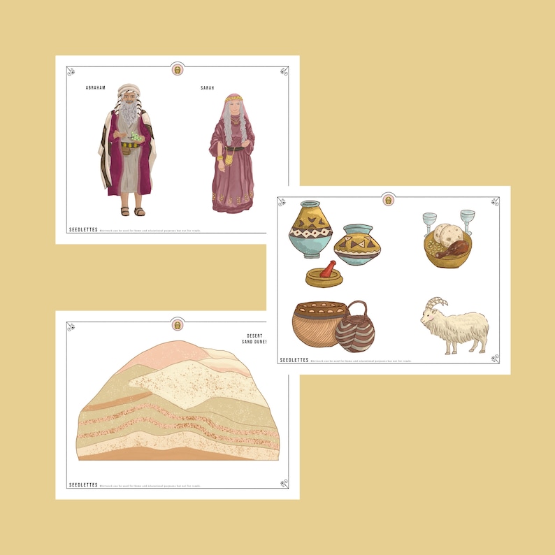 Abraham & Sarah Bible Story Printables Set - Etsy