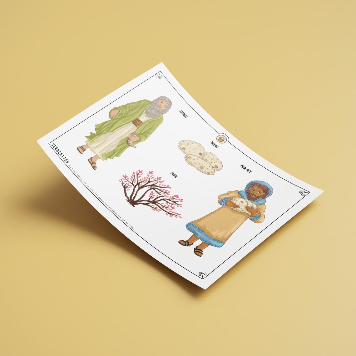King Saul Bible Story Printables Set - Etsy