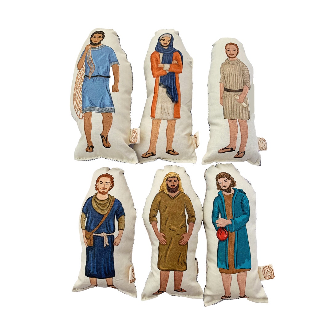 Jesus' Disciples Fabric Soft Toy Set - Peter, James, John, Matthew ...