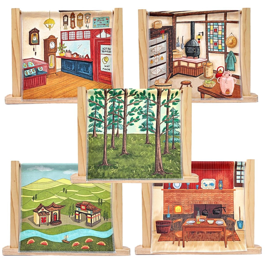 Story Backdrops for Wood Theater Frame (not Included) - Pick From ...