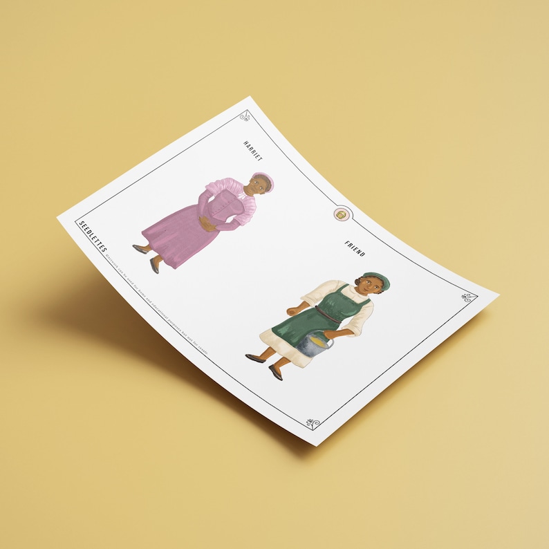 Harriet Tubman Paper Dolls Theater Printables - Etsy