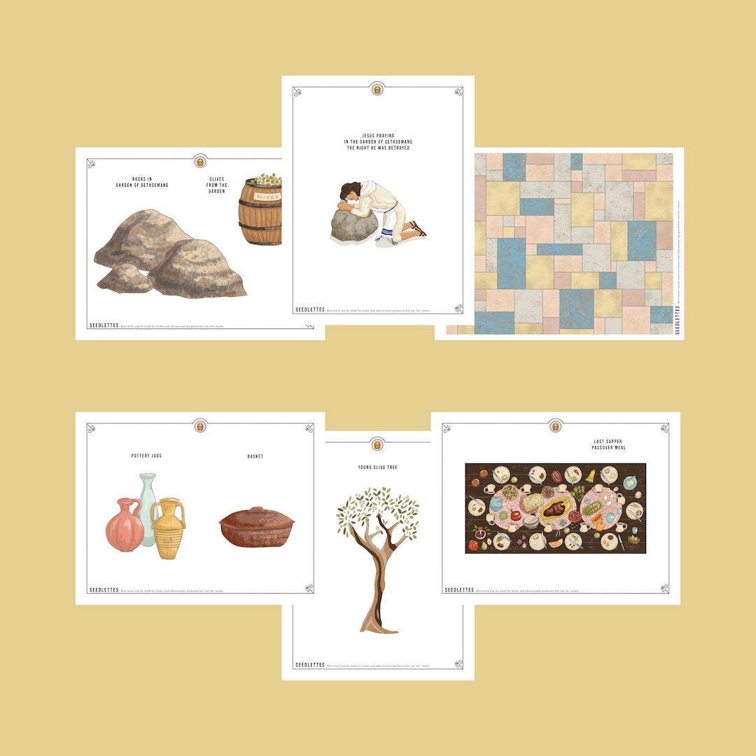 Last Supper Bible Story Printables Set - Etsy UK
