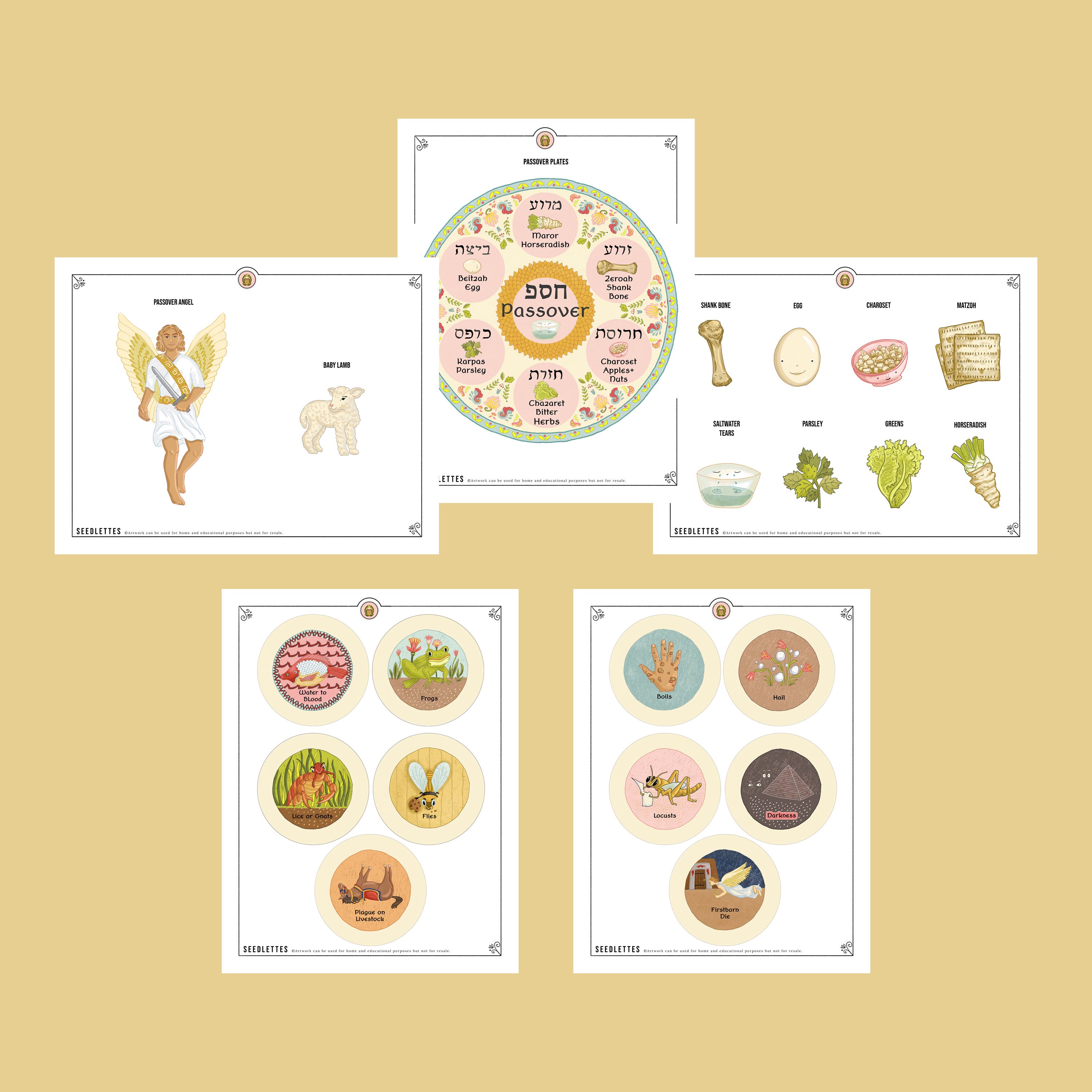 GIANT PRINTABLE Bible Character and Props Sets - FLASHDRIVE - Etsy