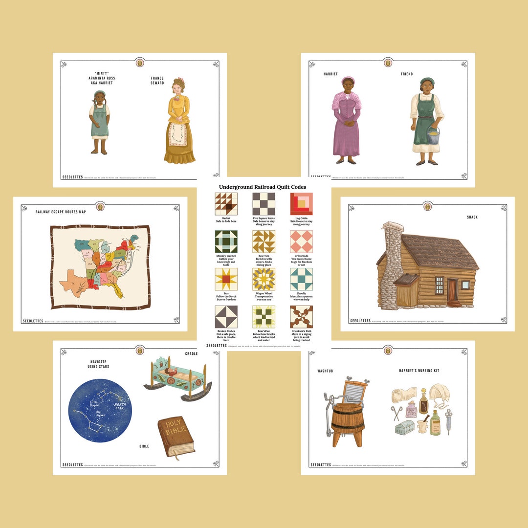 Harriet Tubman Paper Dolls Theater Printables - Etsy
