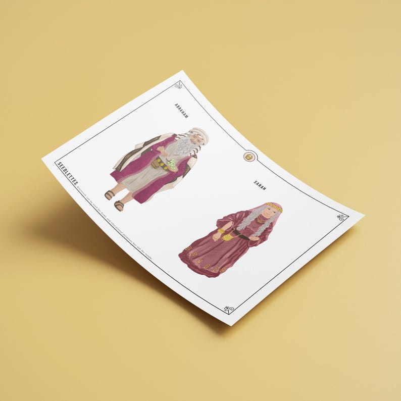 Abraham & Sarah Bible Story Printables Set - Etsy