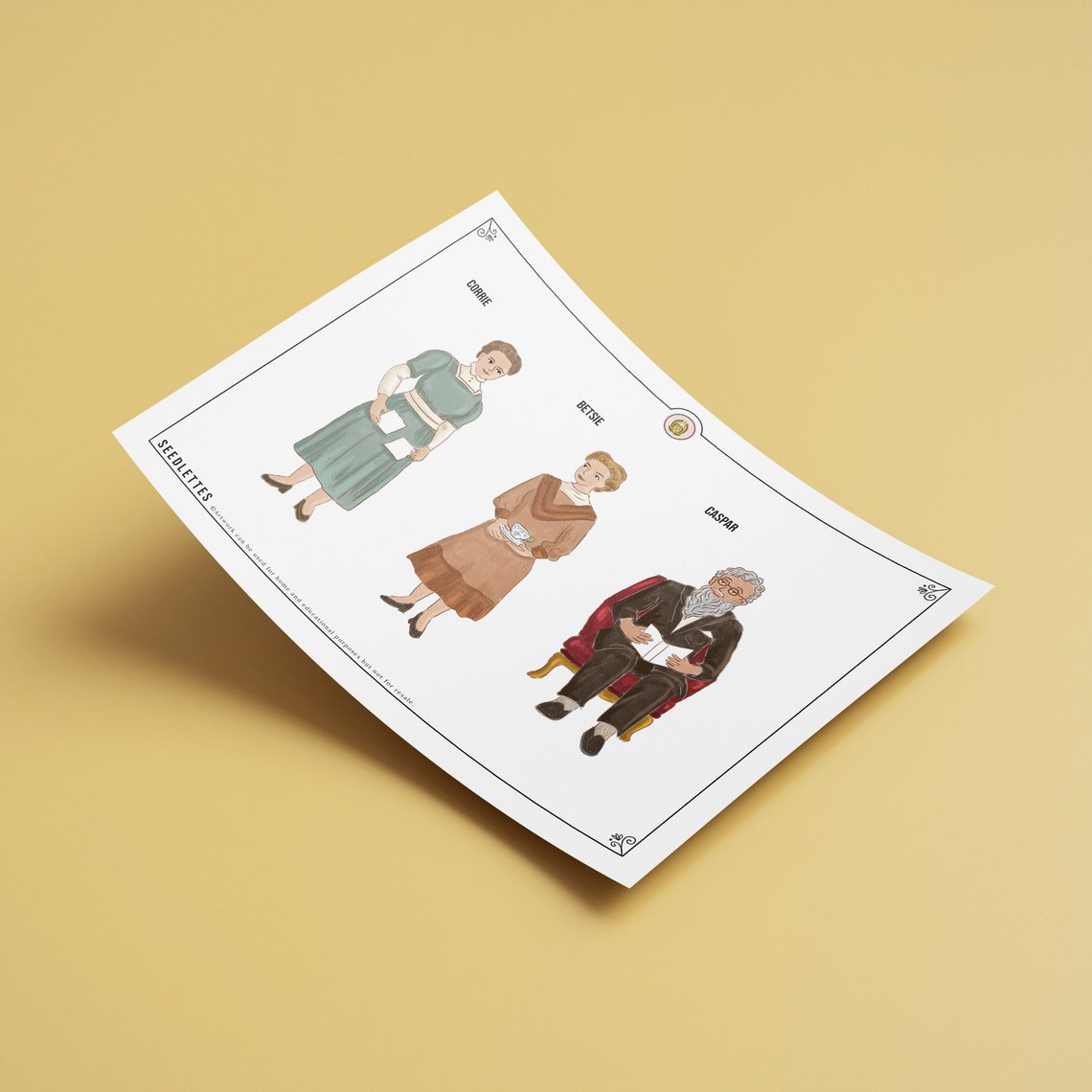 Corrie Ten Boom Paper Dolls Theater Printables - Etsy