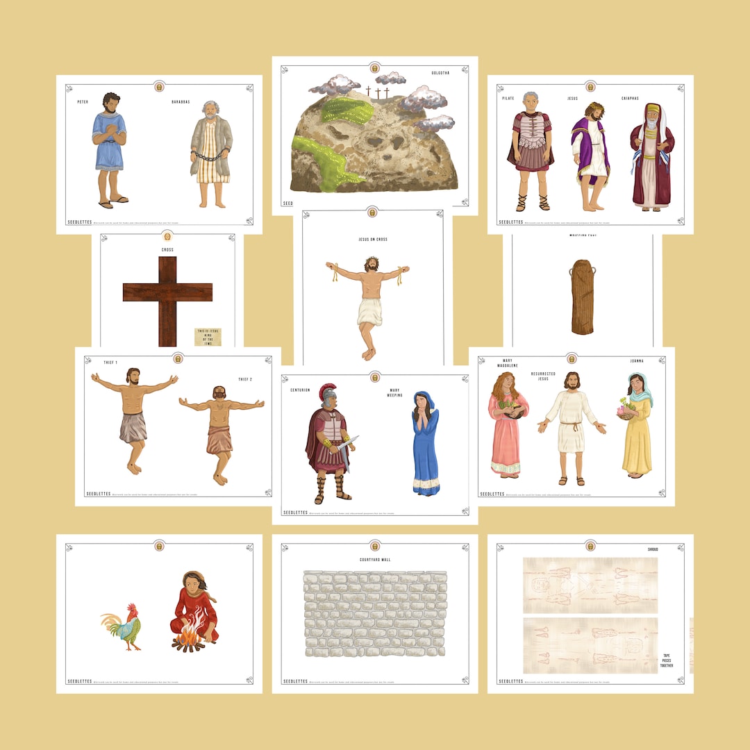 Digital Printable Easter Story Set - Etsy