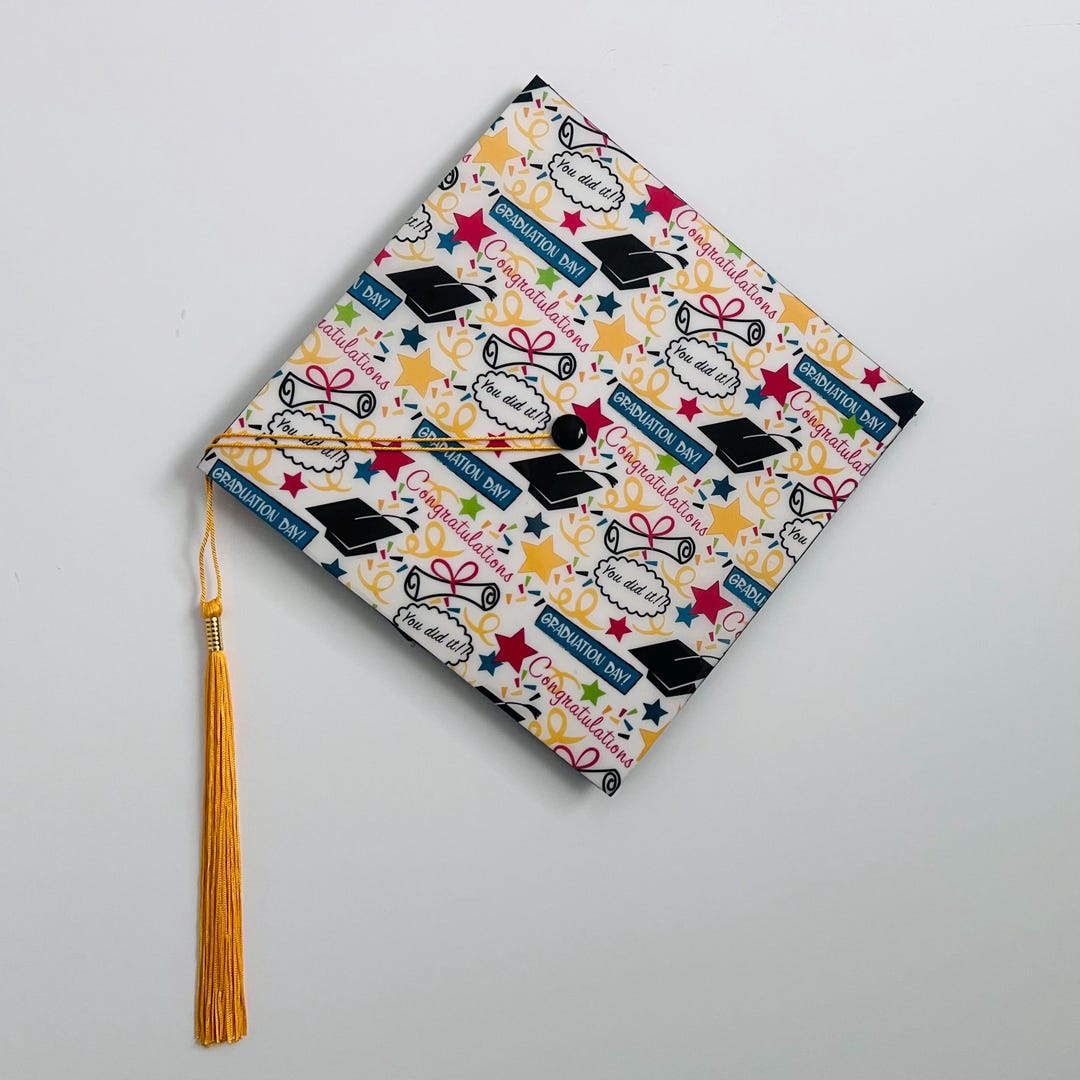 Graduation Cap Cap With Resin Lid Graduation Hat Head Ornament ...