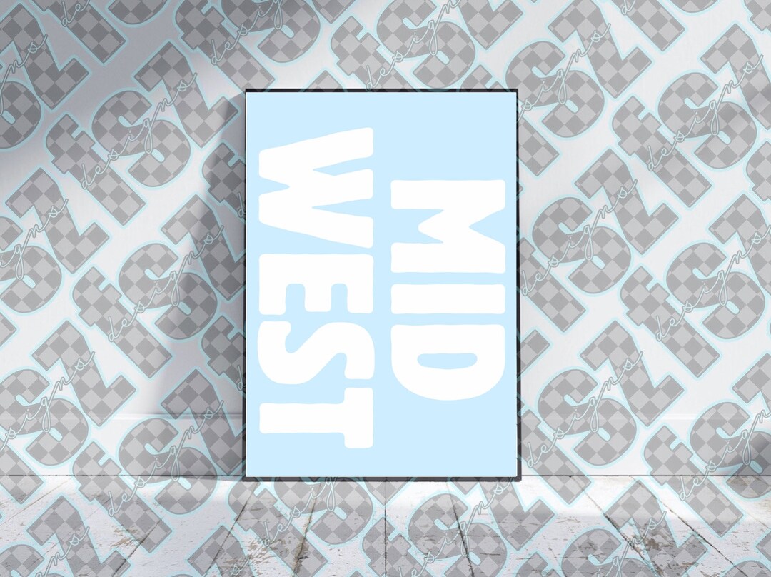 Midwest Typography Wall Art Home Decor Poster Print DIGITAL DOWNLOAD - Etsy