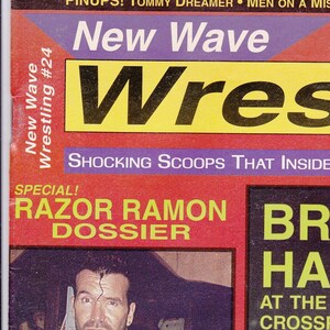 New Wave Wrestling November 1996 Bret Hart Razor Ramon Tommy Dreamer ...