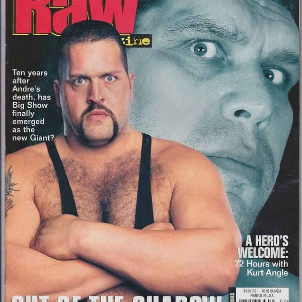 Wwe Raw Magazine - Etsy