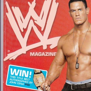 WWE Magazine February 2007 Wrestling John Cena Chris Benoit Edge Cryme ...