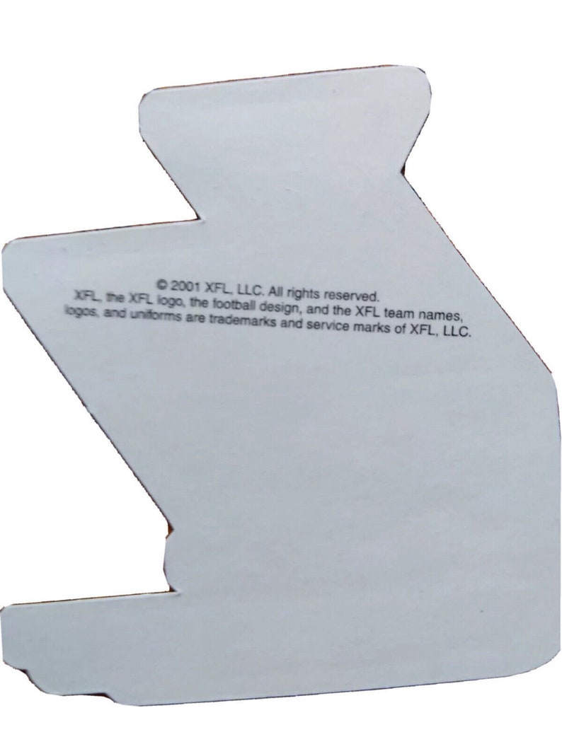 XFL Las Vegas Outlaws Football Logo Sticker 2001 Vintage Rare - Etsy