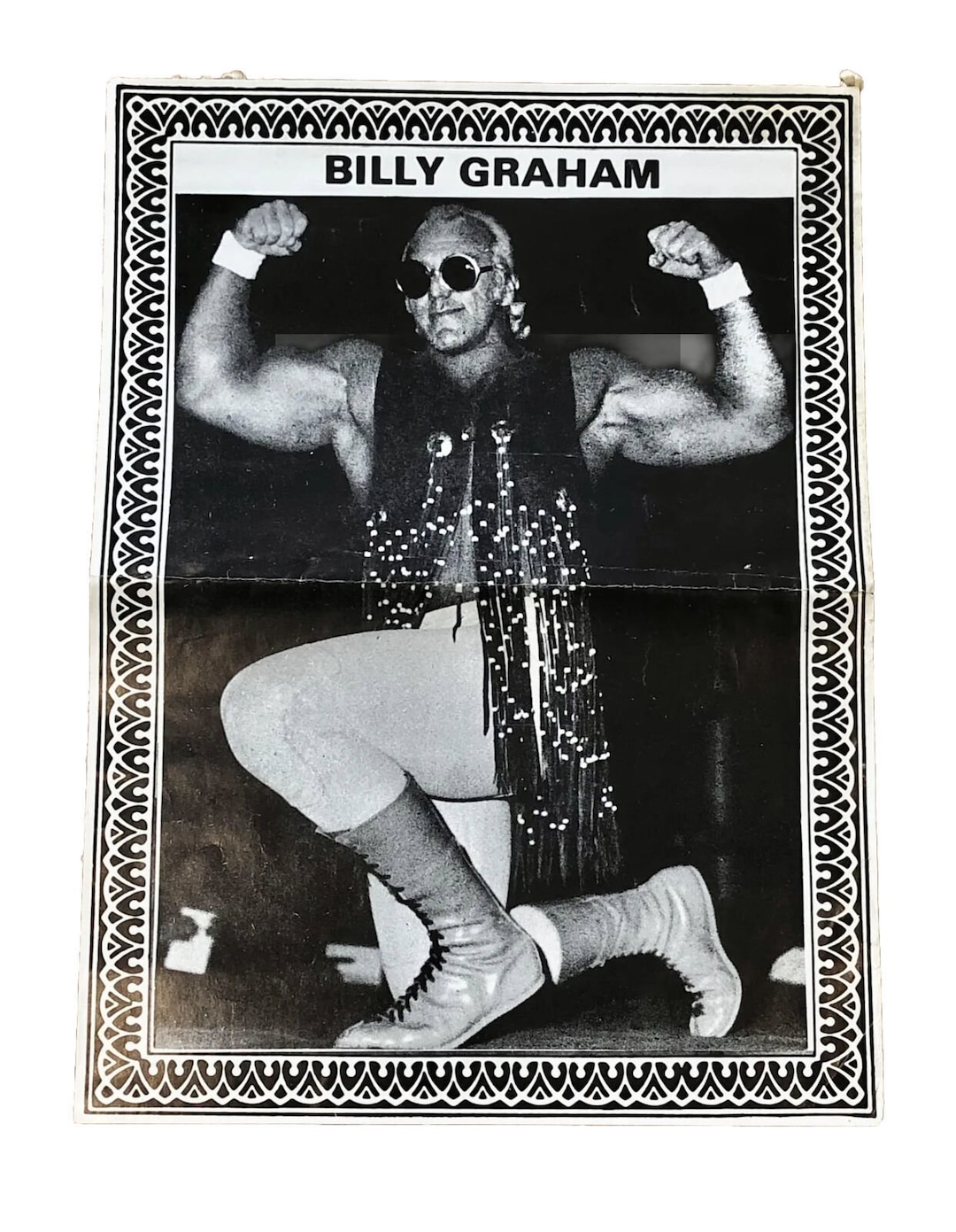 Superstar Billy Graham Poster 1970s WWWF Pro Wrestling 15 X 11 WWF ...