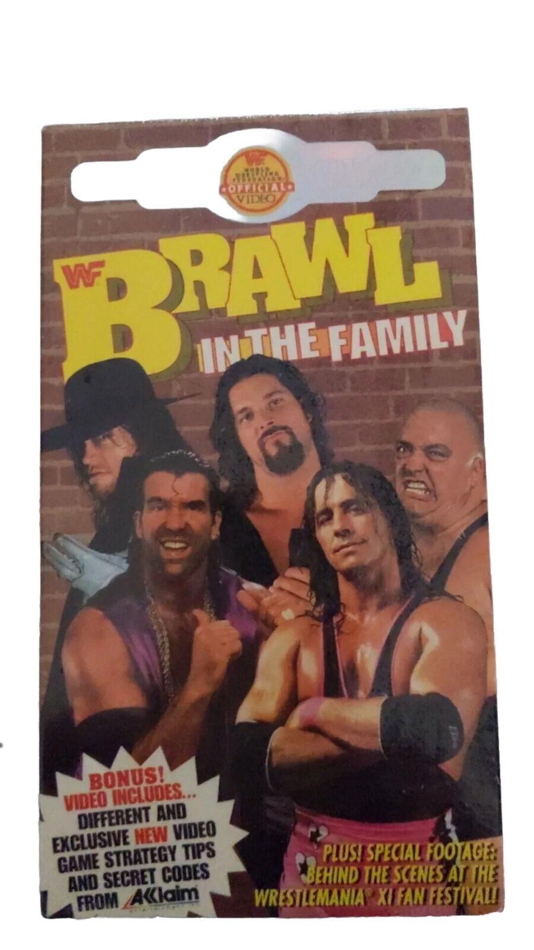 Wwf Brawl in the Family 1995 Vhs Factory Sealed Wrestling Tape Bret ...