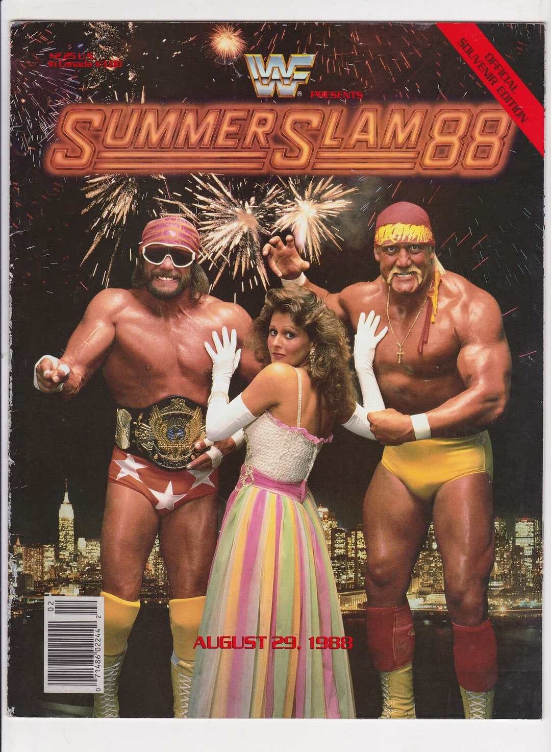 WWF Summerslam 88 Program 1988 Hulk Hogan Randy Savage Miss - Etsy