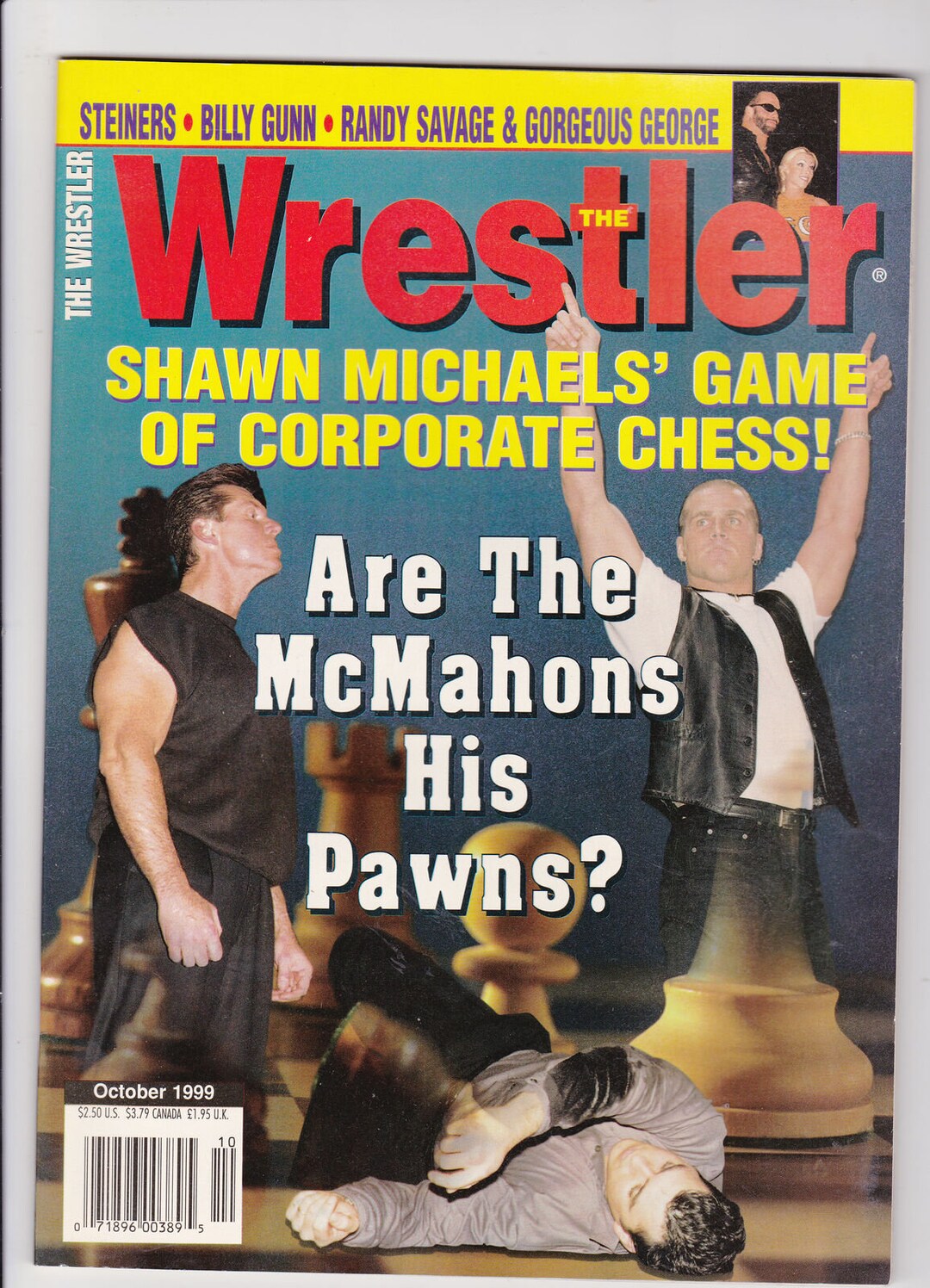 The Wrestler Magazine October 1999 Wrestling Shawn Michaels Vince Shane ...