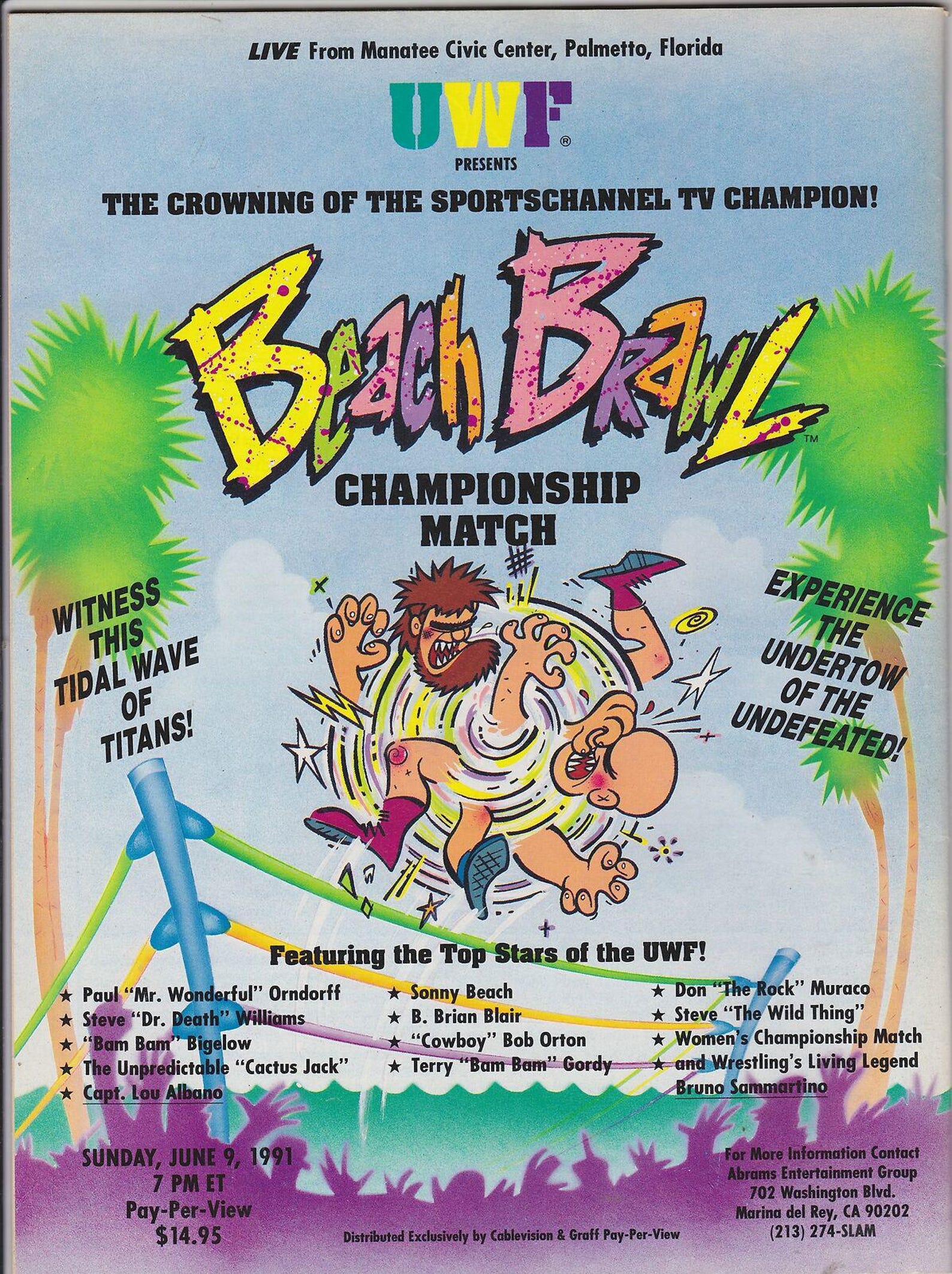 Sports Review Wrestling July 1991 Lex Luger Ultimate Warrior WWF NWA ...