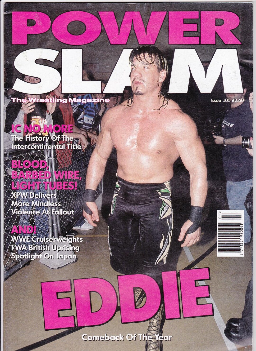Power Slam Magazine 101 December 2002 Wrestling Eddie Guerrero Comeback ...
