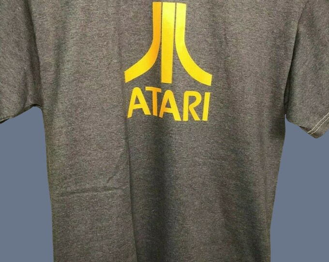 Classic Atari Logo Pong Space Invaders Men's T-shirt Video - Etsy