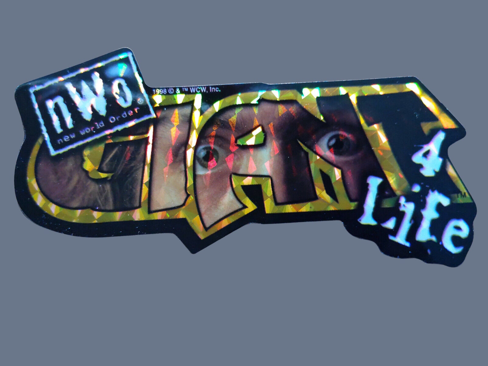 Vintage 1998 Wcw Nwo The Giant Pro Wrestling Sticker Wwf Wwe Aew ...
