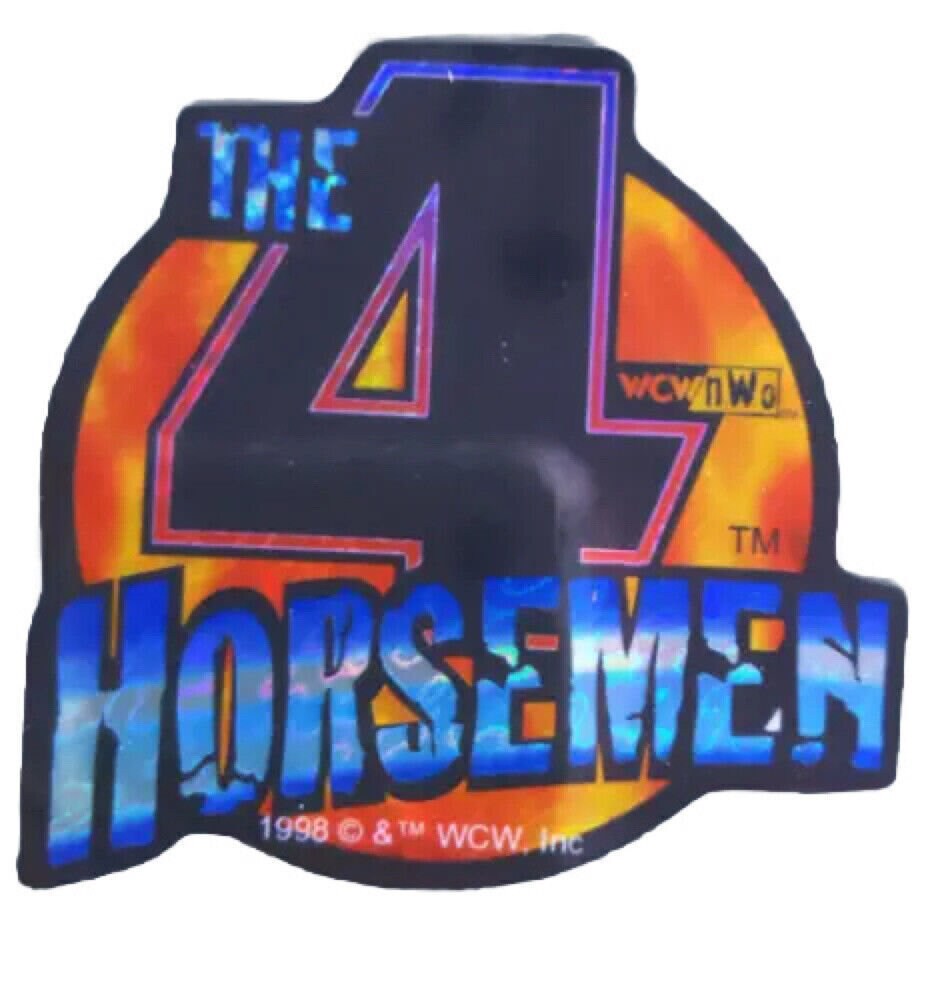Wcw Four Horsemen Sticker Pro Wrestling 1998 Wwf Nwo Wwe 90S ...