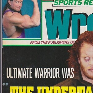 Sports Review Wrestling January 1992 Undertaker Hulk Hogan Scott ...