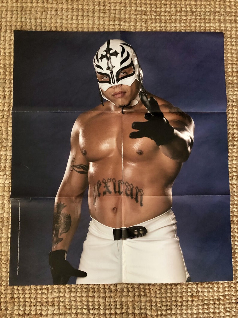 Rey Mysterio WWE Pro Wrestling Poster 2004 - Etsy