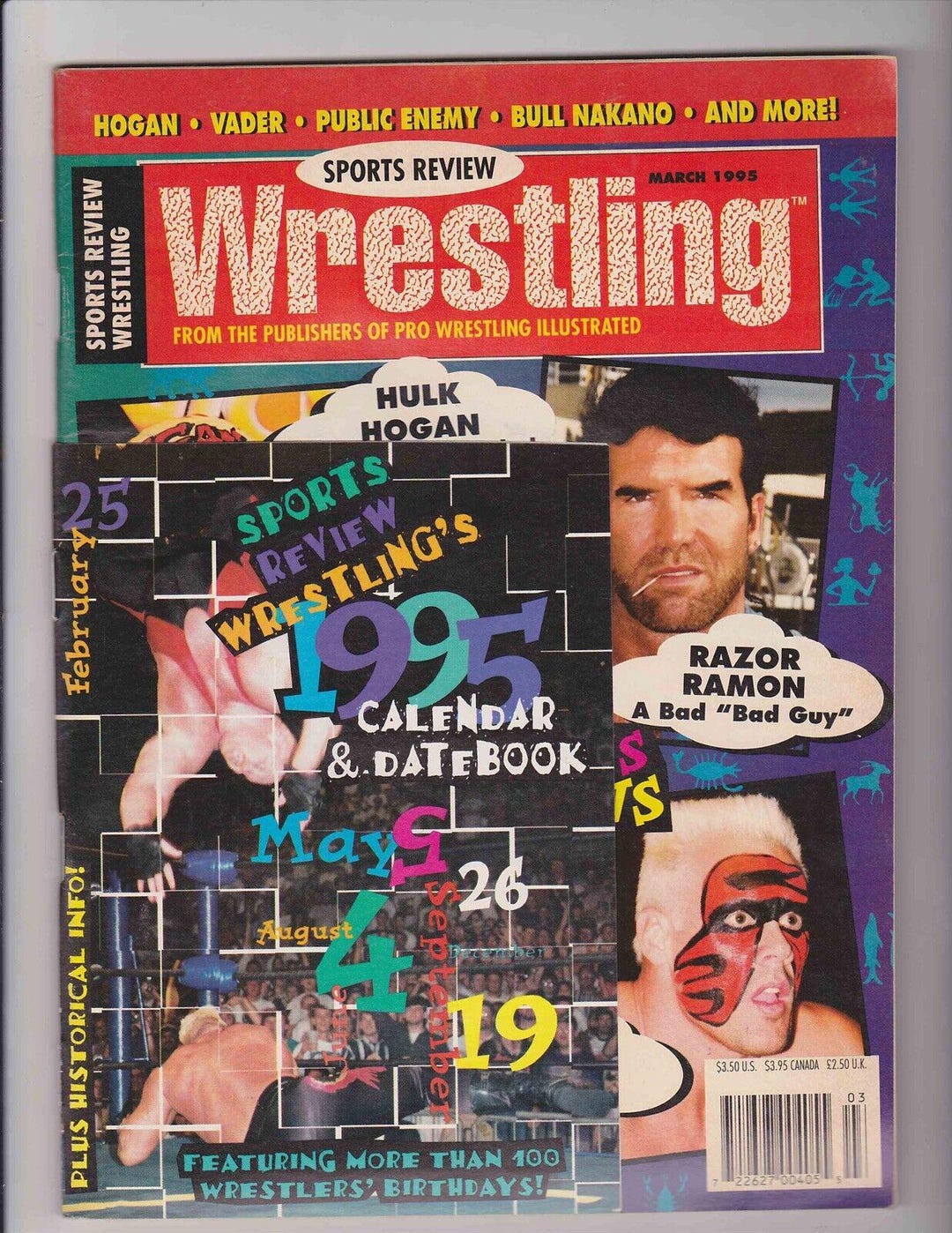 Sports Review Wrestling Magazine March 1995 Hulk Hogan Razor Ramon ...