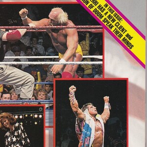 WWF Magazine June 1991 Wrestlemania VII Ultimate Warrior Jake - Etsy