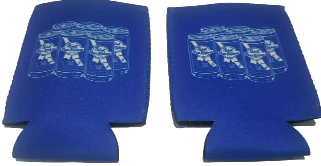 2 PBR Pabst Blue Ribbon Beer Six Pack Koozies 12 Oz Can Bottle - Etsy