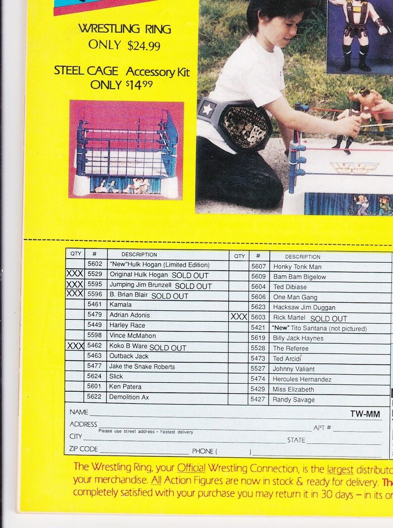 The Wrestler Magazine May 1989 Wrestling Rick Steamboat Dusty - Etsy