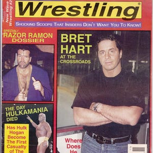 New Wave Wrestling November 1996 Bret Hart Razor Ramon Tommy Dreamer ...
